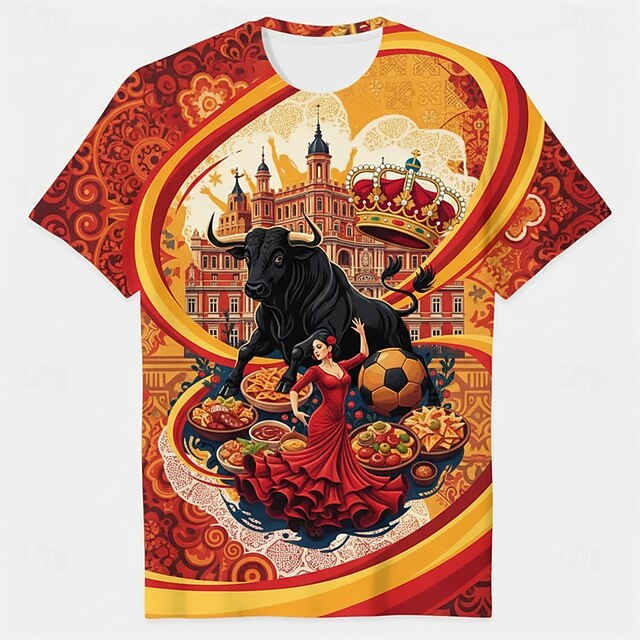 World Soccer Sportswear Graphic Tee Vintage Football Spanish Soccer Fan ...