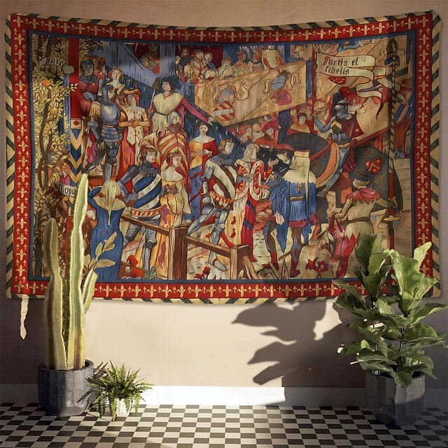 Medieval Knight Tournament Jousting Fortis et fidelis Banner ...