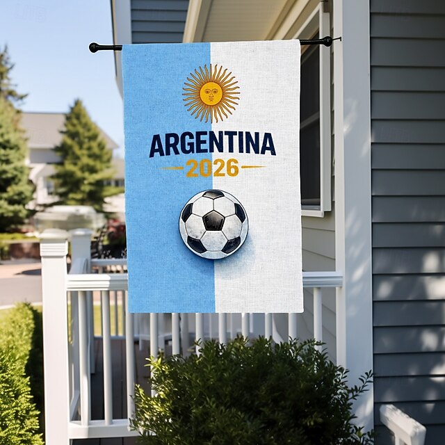 Argentina 2026 Soccer-Themed Garden Flag, Displaying the Argentine Sun ...