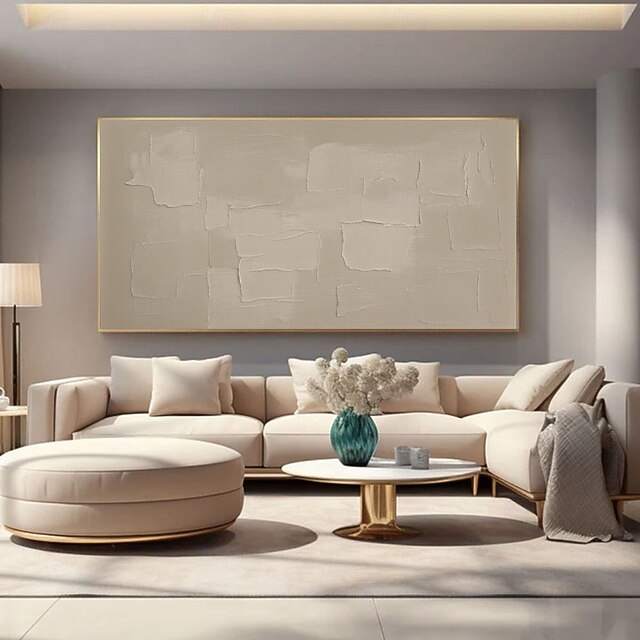 Wabi Sabi Abstract Painting Neutral Tones Painting Beige Brown ...