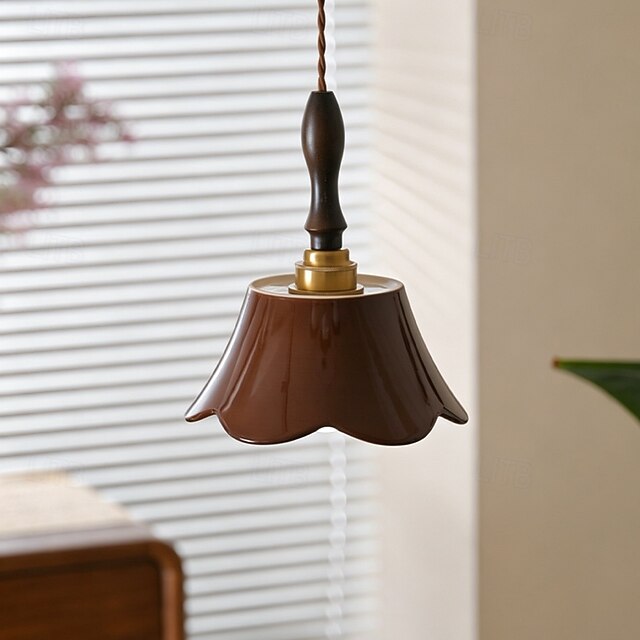 Luxury Ceramic Lampshade Pendant Lamp E27 1- Lamp Art Brass Decoration ...