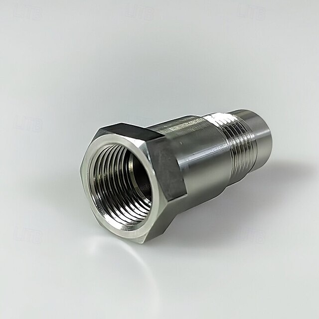 O2 Sensor Spacer Adapter with Mini Catalytic Converter M18 x 1.5 ...