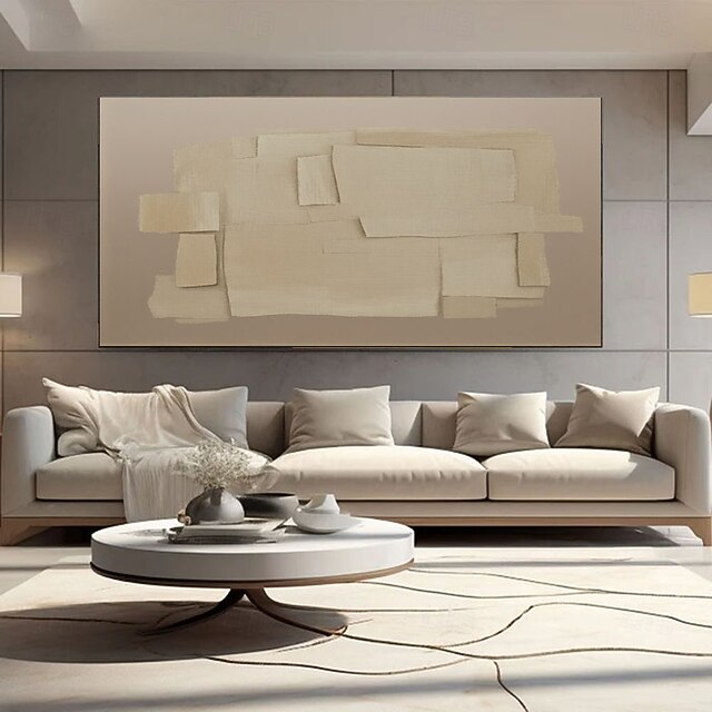 Wabi Sabi Abstract Painting Neutral Tones Painting Beige Brown ...