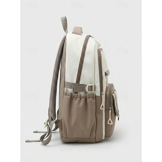 Women's Polyester Backpack with Multiple Pockets, Large Capacity ...
