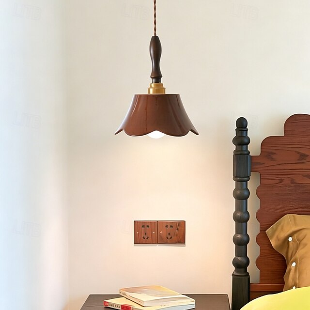Luxury Ceramic Lampshade Pendant Lamp E27 1- Lamp Art Brass Decoration ...