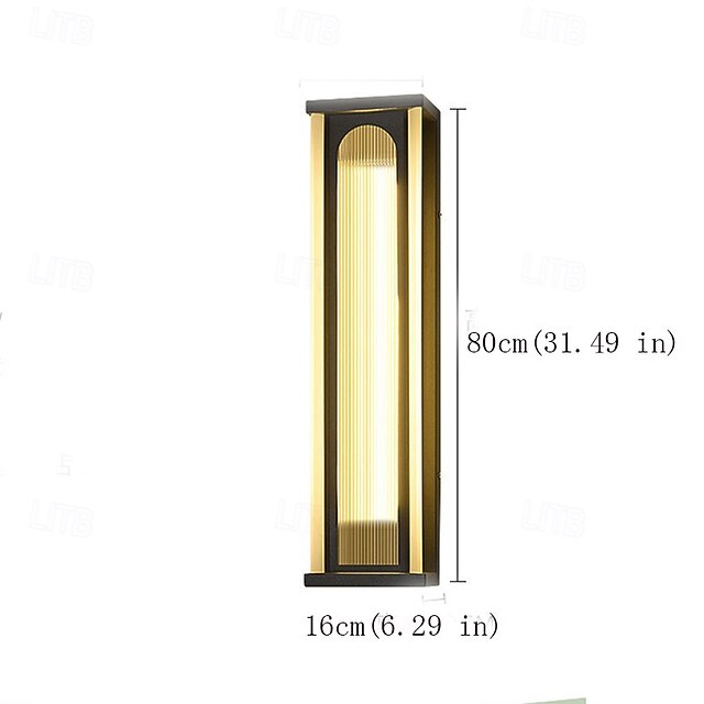 Modern Outdoor Wall Lights Outdoor Metal Wall Light IP 65 110-120V 220 ...