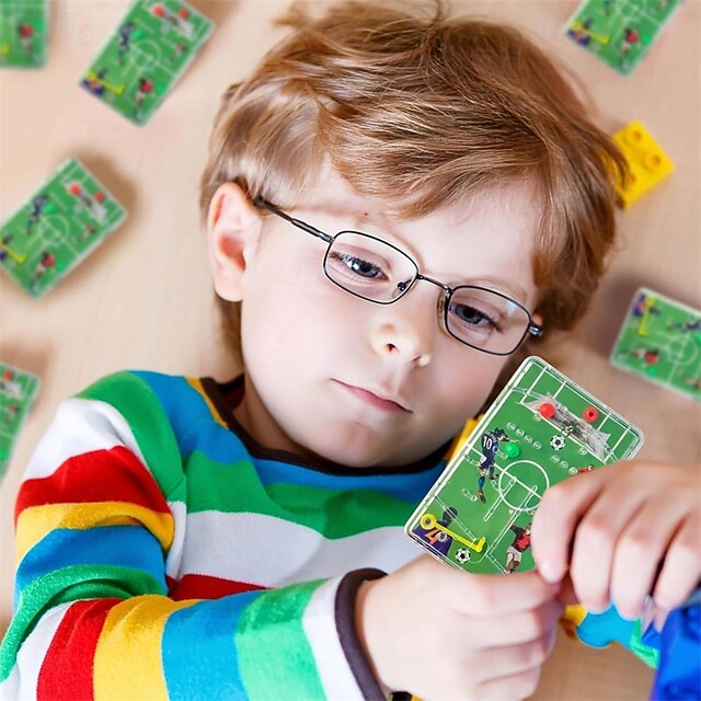 80 Pcs Soccer Pinball Game for Kids, Mini Handheld Maze Toy for Soccer ...