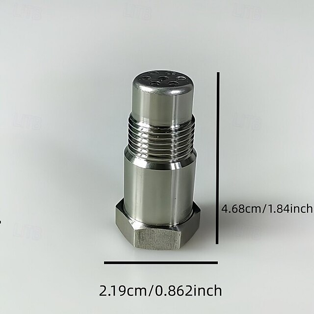 O2 Sensor Spacer Adapter with Mini Catalytic Converter M18 x 1.5 ...