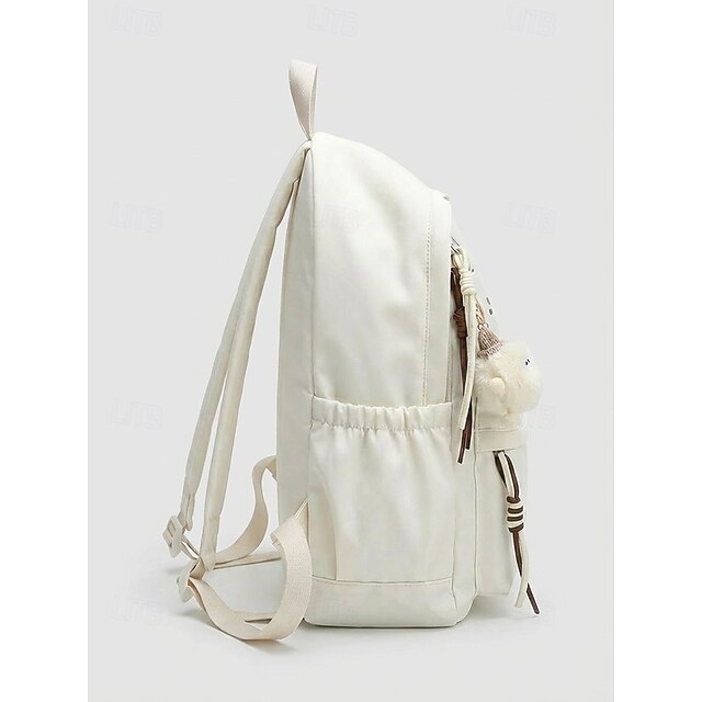 Women's Polyester Backpack with Smiley Face Print, Large Capacity ...