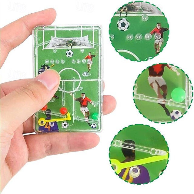 80 Pcs Soccer Pinball Game for Kids, Mini Handheld Maze Toy for Soccer ...