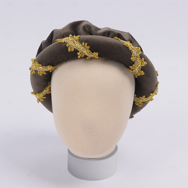 Retro Vintage Medieval Renaissance Hat Noblewoman Fancy Dress Women's ...