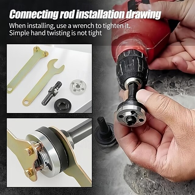 Electric Drill Angle Grinder Connecting Rod Set, 2 Set Angle Grinder ...