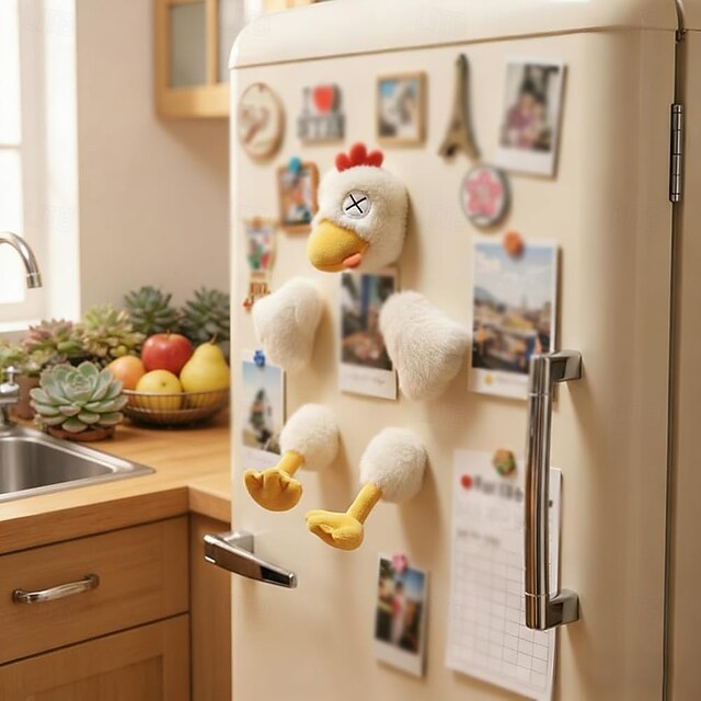 Funny Magnetic Duck Plush Toy, Detachable Disassemble Salted Duck ...