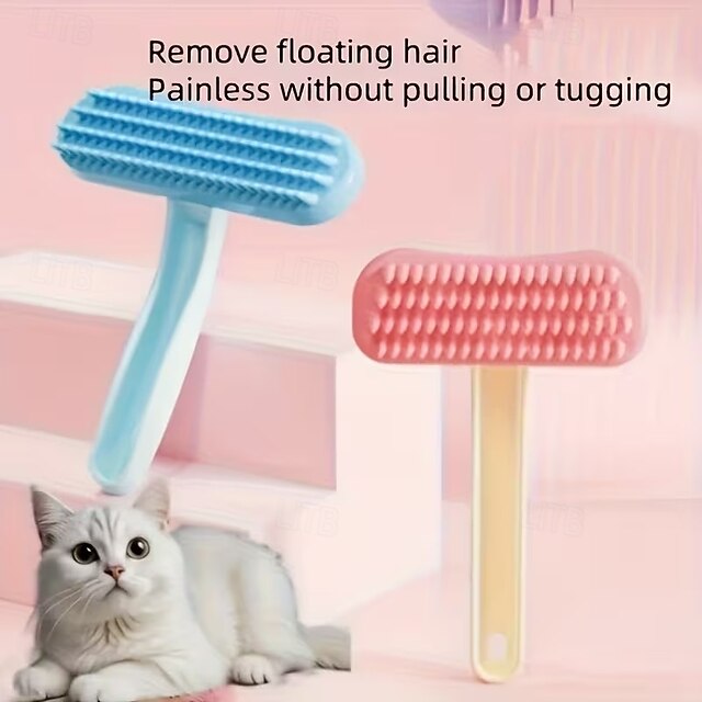 3pcs Rabbit Comb Silicone Small Pet Comb Cat Hair Comb Brush, Guinea ...