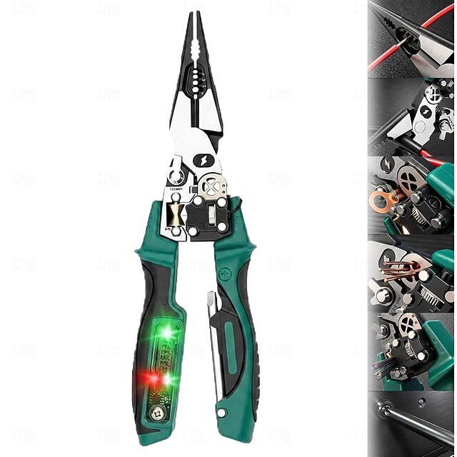 25-in-1 Wire Stripping Pliers, Multifunctional Electricians Pliers with ...