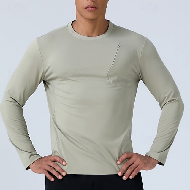 Men's Solid Colored Running T-Shirt Athletic Shirt Gym Shirt Workout ...