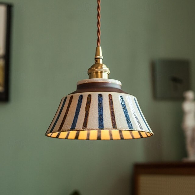 18 cm Single Design Pendant Light Ceramic Contemporary 110-120V 220 ...
