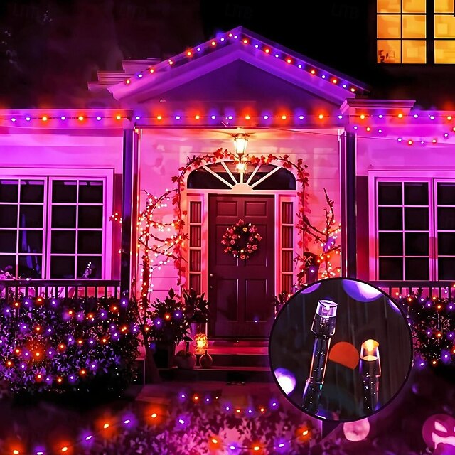 Solar String Lights Solar, LED Outdoor String Lights Waterproof for ...