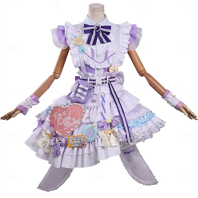 Fantasy Academy Idol Cute Japanese Anime Girl Lolita Girl Dress Fancy ...