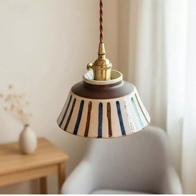 18 cm Single Design Pendant Light Ceramic Contemporary 110-120V 220 ...