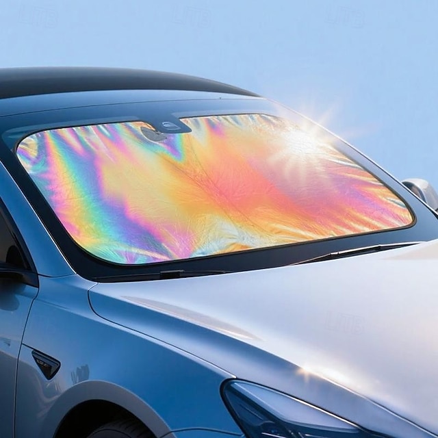 Laser Car Windshield Sun Shade | Reflector Sunshade Offers Ultimate ...