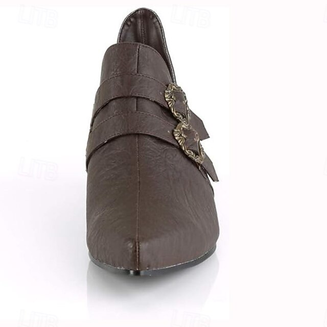 Retro Vintage Medieval Renaissance Shoes Fancy Dress Halloween Carnival ...