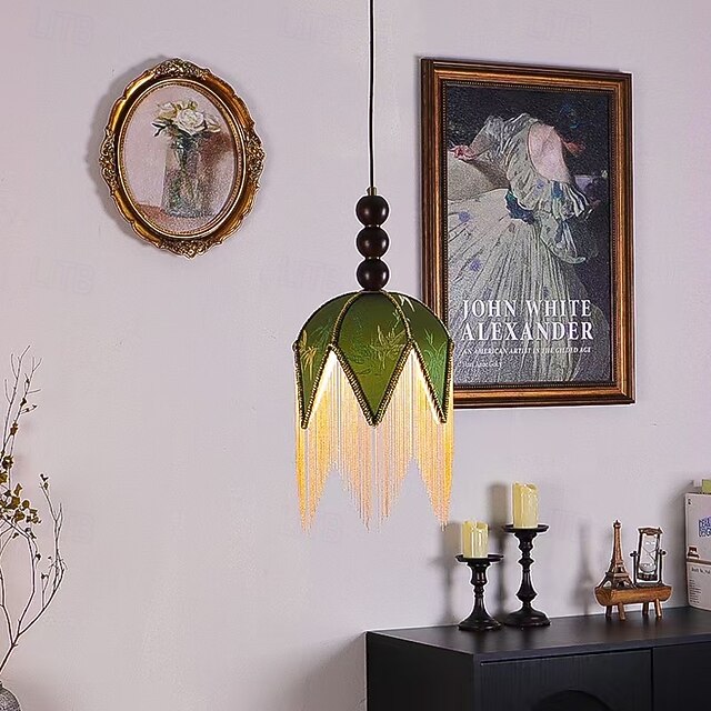 21 cm Circle / Round Design Pendant Light Metal Vintage 110-120V 220 ...