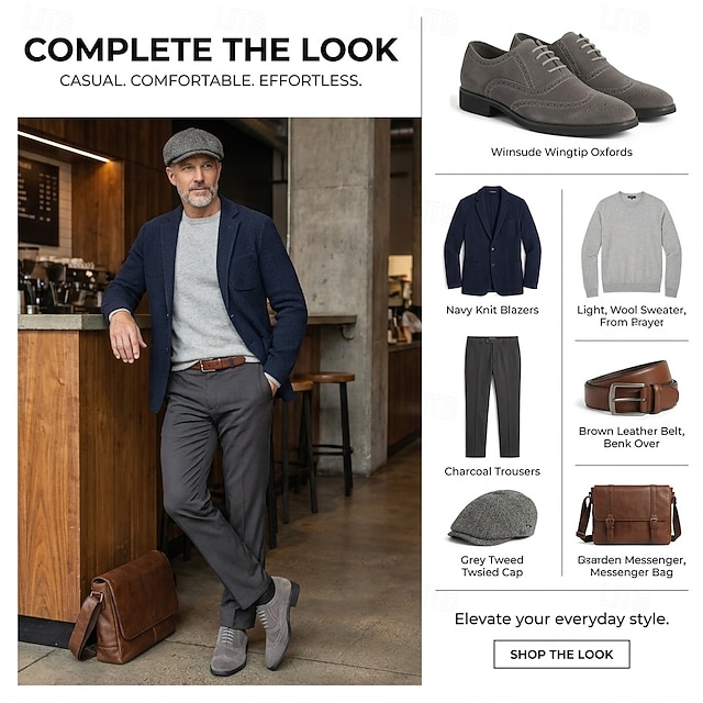 Men's Vintage Daily Wedding PU Leather Comfortable Breathable Lace-up ...