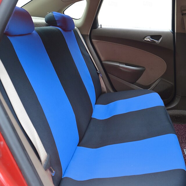 9PCS Universal Car Seat Covers Full Set, Breathable Polyester Mesh ...