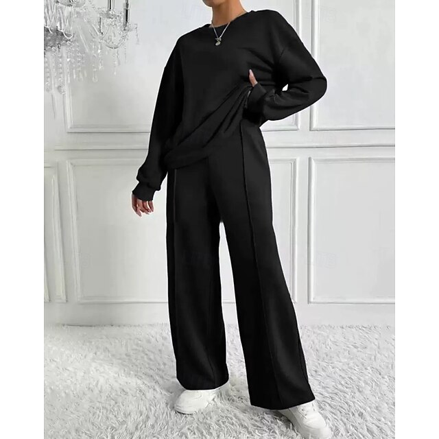 Women's Pullover Sweatsuit Sets 2 Piece Tracksuit Lounge Outfits ...