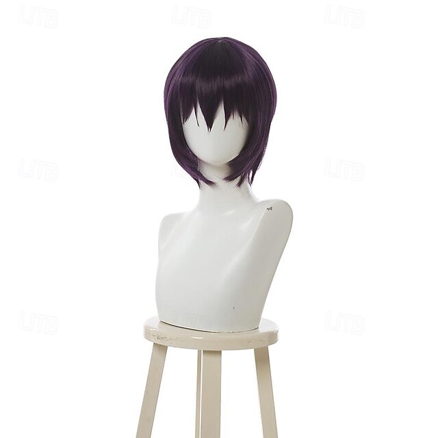 Short Purple Bob Wig for Futuristic Anime Cosplay 2026 - $24.99