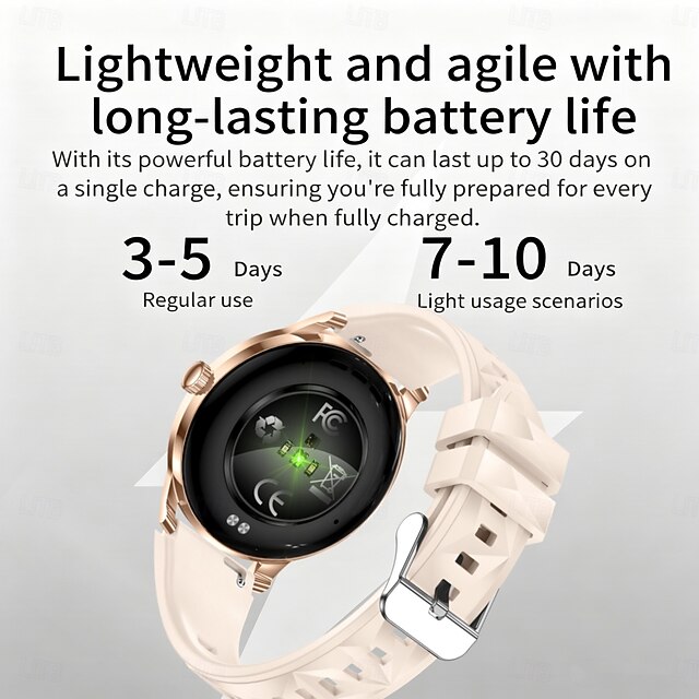 Smart Watch for Women (Make/Answer Call), 1.32" HD Round Smartwatch ...