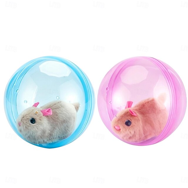 2PCS Smart Rolling Ball Cat Toy, Automatic Interactive Self-Moving Toy ...