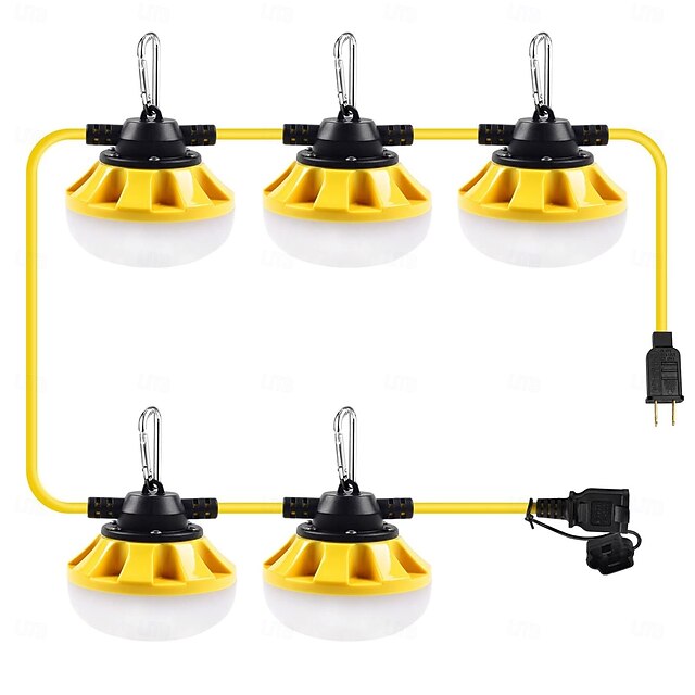 50FT Construction String Lights LED Industrial Grade Best for ...
