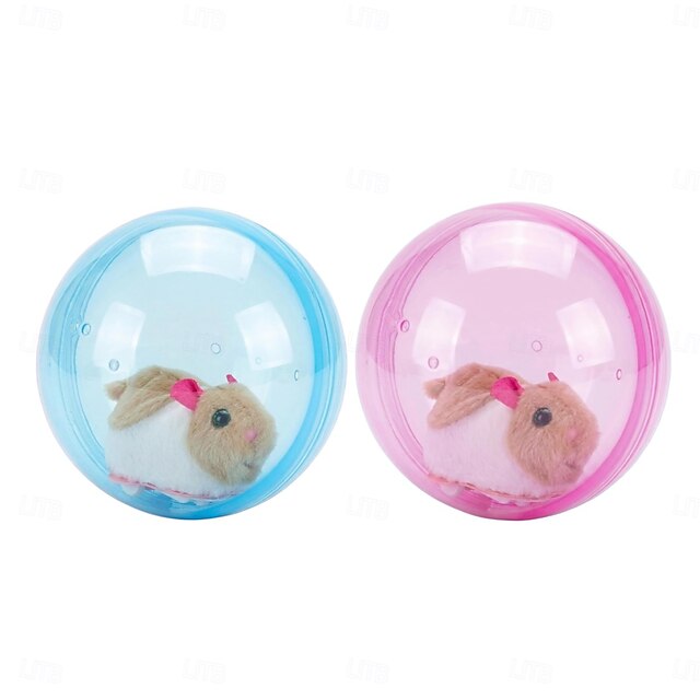 2PCS Smart Rolling Ball Cat Toy, Automatic Interactive Self-Moving Toy ...