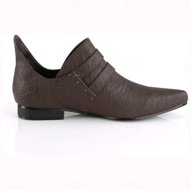 Retro Vintage Medieval Renaissance Shoes Fancy Dress Halloween Carnival ...