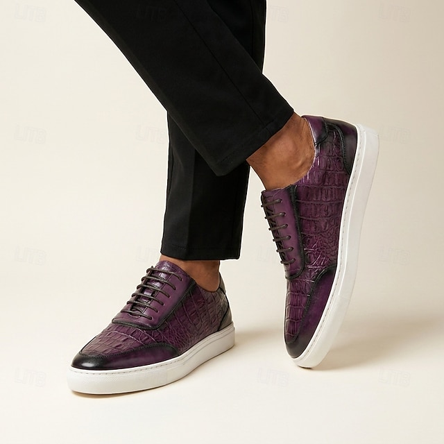 Men's Fashion Wedding Party & Evening Leather Suede Italian Full-Grain ...