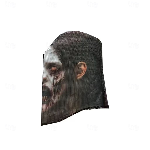 Halloween Bloody Gauze Mask, Glow in the Dark Scary Face Cover ...