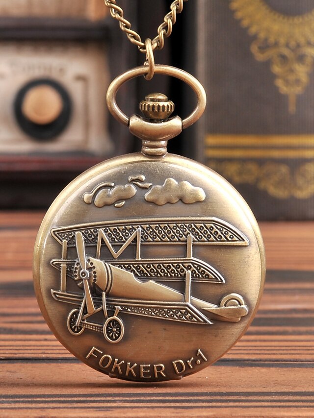 Men's Pocket Watch Quartz Vintage Style Vintage Creative Cool Analog ...