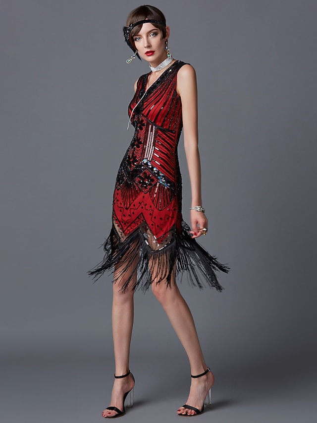 The Great Gatsby Charleston Roaring 20s 1920s Cocktail Dress Vintage ...