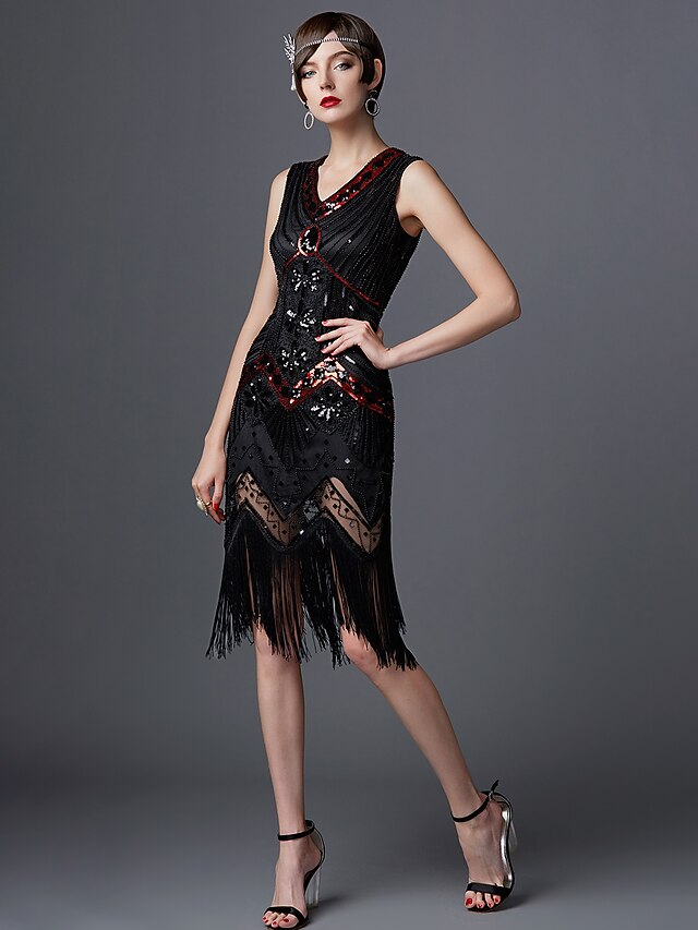 The Great Gatsby Charleston Roaring 20s 1920s Cocktail Dress Vintage ...