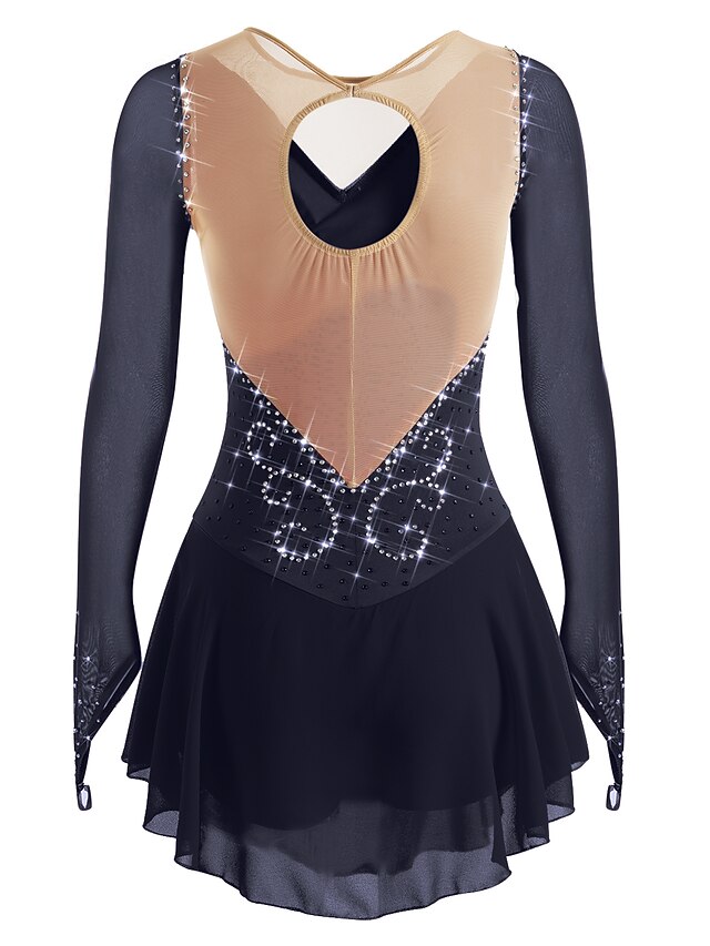 Figure Skating Dress Women's Girls' Ice Skating Dress White Black Red ...