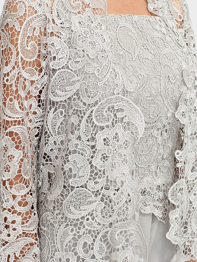 Mother's Wraps Bolero Coats / Jackets Elegant 3/4 Length Sleeve Floral ...