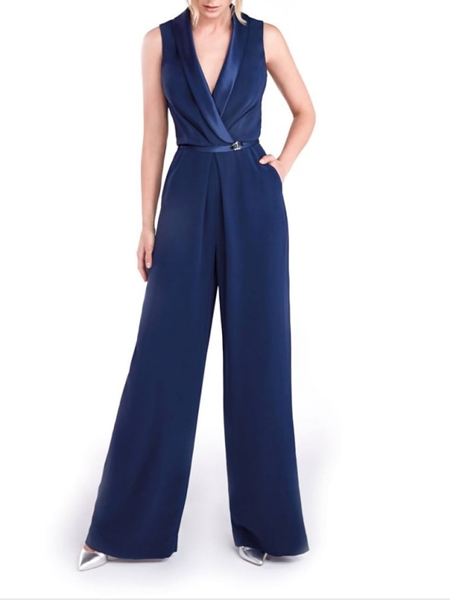 Jumpsuits Evening Gown Elegant Dress Wedding Guest Engagement Floor ...