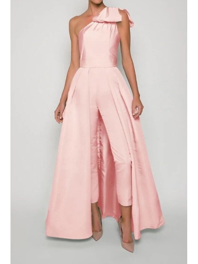 Jumpsuits Evening Gown Elegant Dress Formal Wedding Guest Floor Length ...