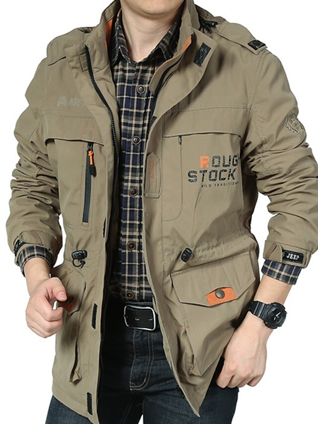 Men's Outdoor Jacket Tactical Jacket Windcheater Jacket Sports ...