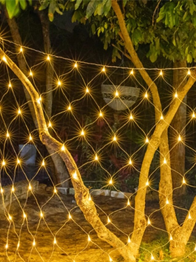 LED Net String Light IP65 6Mx4M 3Mx2M Led Flexible Christmas Net Fairy ...