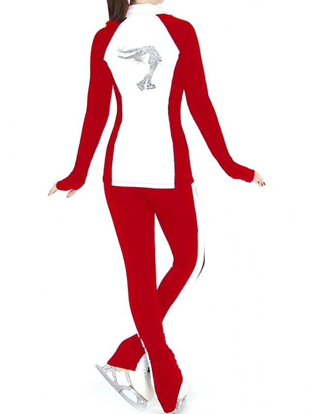 Figure Skating Jacket with Pants Women's Girls' Ice Skating Jacket ...