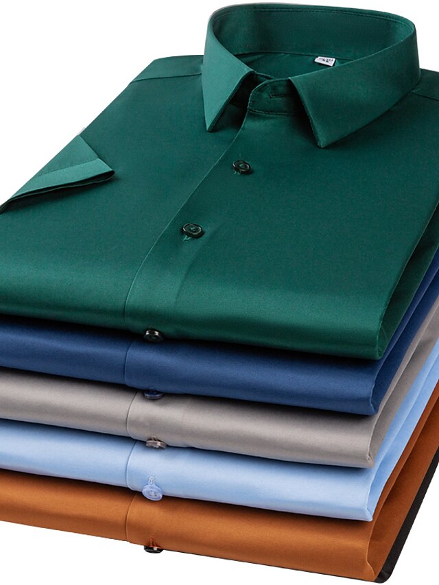 Herren Oberhemd Satinhemd Sommerhemd Grafik-Drucke Quadratischer ...