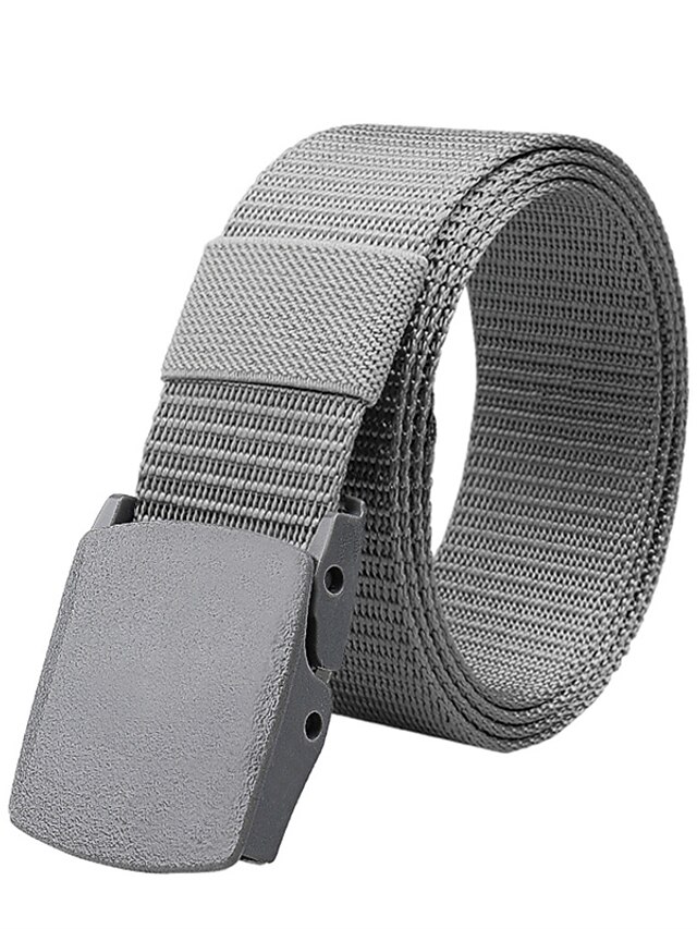 Men's Belt Knit Designer Belts Outdoor Sports Outdoor Hiking Pure Color ...